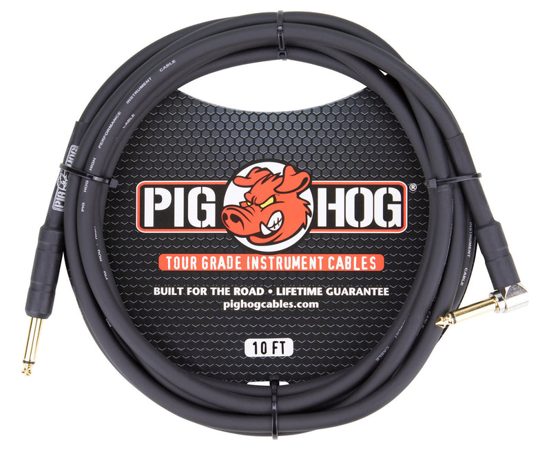 Pig Hog PH10R Tour Grade 1/4 Instrument Cable – Megatone Music