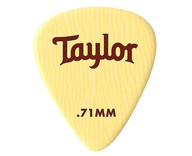 Taylor Premium DarkTone Ivoroid 351 Guitar Picks .71mm 6-Pack ...
